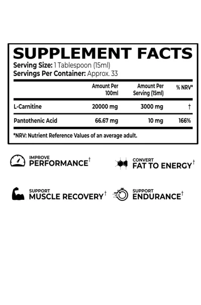 L carnitine Core Champs 3000mg | Premium Supplements & Vitamins for ...