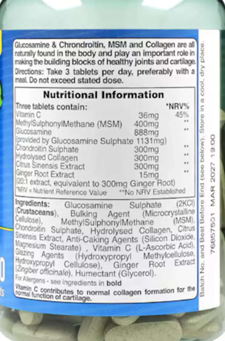 Glucosamine Sulphate | NBS Supplements